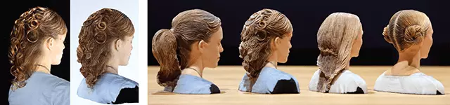 డిస్నీ రీసెర్చ్ 3D-అత్యంత ప్రాణాధారమైన జుట్టుతో బొమ్మలను ముద్రించింది