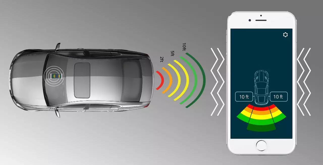 Īpaši vienkāršs numura zīmes sensors nodrošina aizsardzību pret sadursmēm jebkurai automašīnai