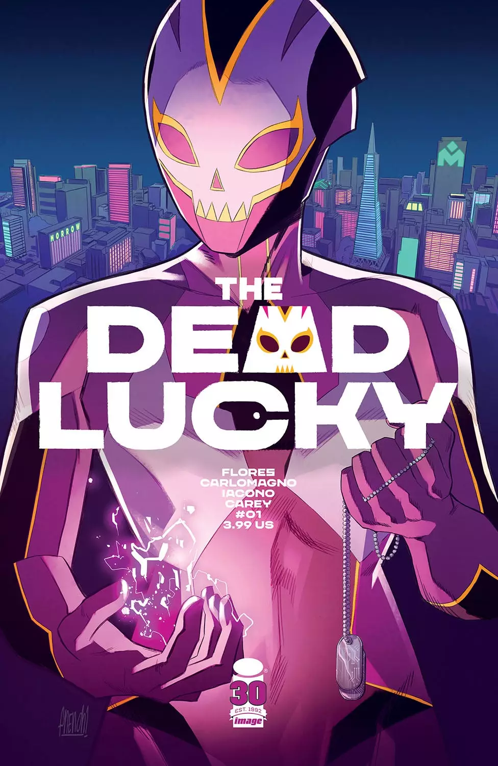 The Dead Lucky #1 cover troch Franco Carlomagno. (Ofbylding: Image Comics)