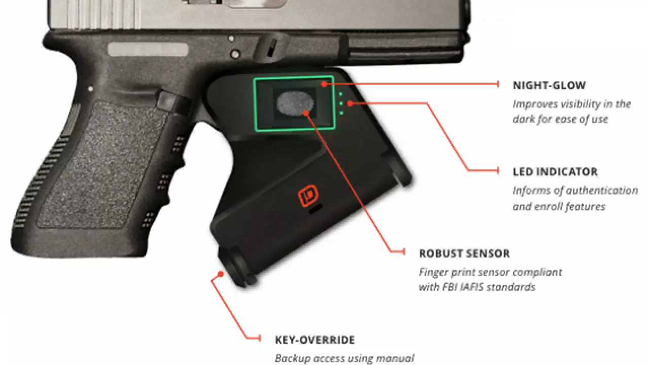 Cette pièce jointe intelligente fait du pistolet du législateur du juge Dredd une réalité