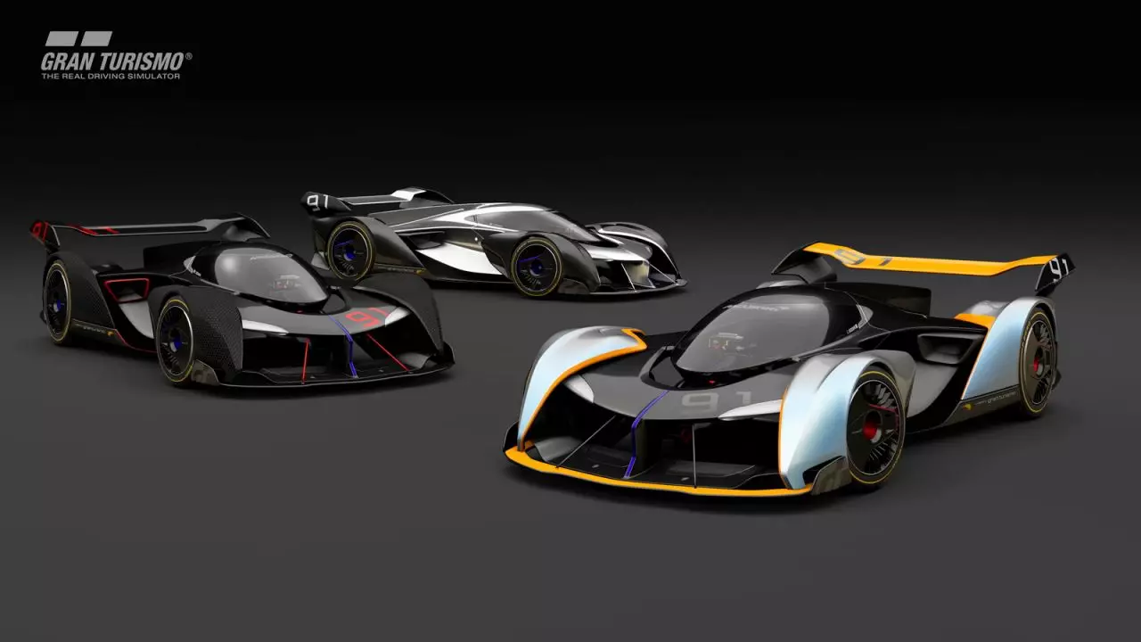 Ez zara McLarenen Wild Gran Turismo Concept barruan eserita