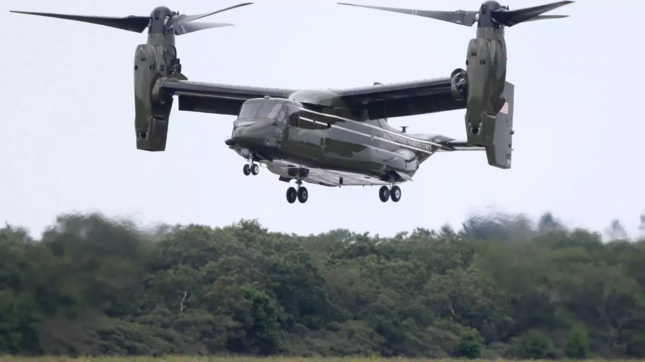 Monster Machines: Az amerikai elnök személyes Osprey-t kap, amelyet nem használhat