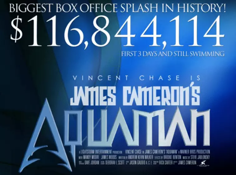 Entourage's Aquaman Movie Hype версиясы таң калыштуу деңгээлде болду