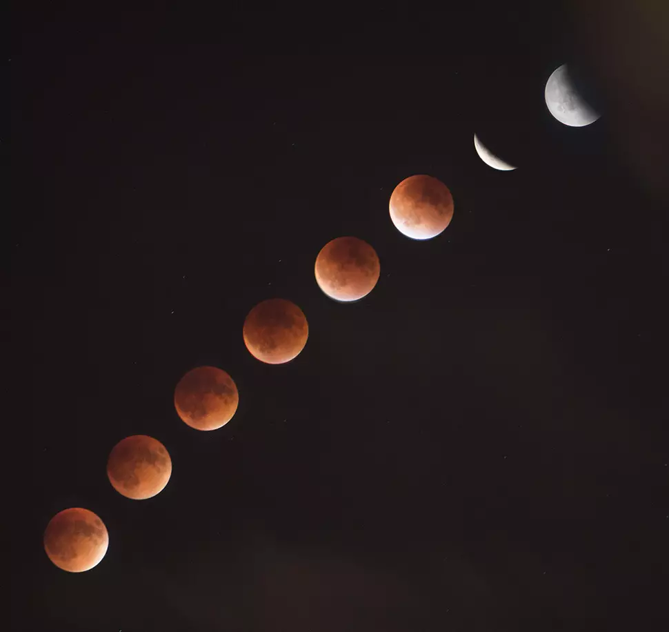 34 fotografías sorprendentes da súper lúa de sangue