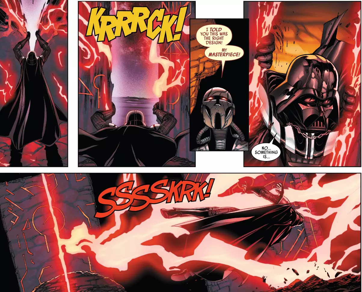 Marvel의 Darth Vader Comic은 어두운면에서 매우 거친 일을하고 있습니다.