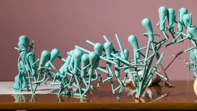 Animáció újraalkotott képkockánként a való életben 3D nyomtatással