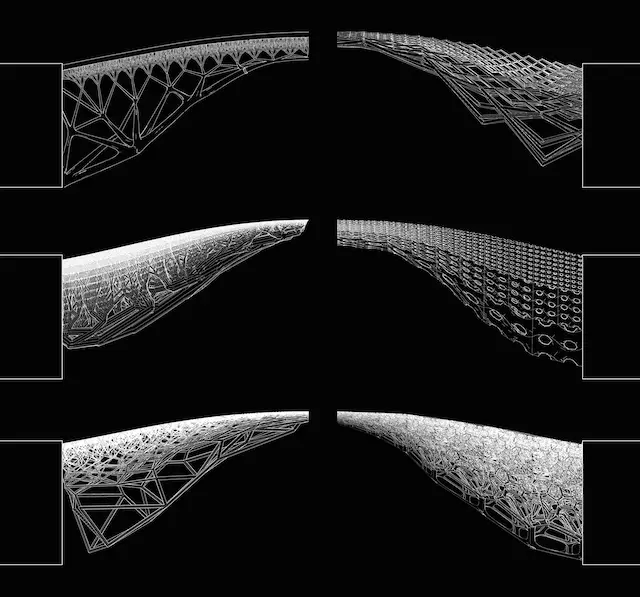 La Plano Por 3D Presi Ŝtalan Ponton En Aero