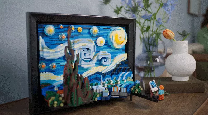 "La notte stellata" di LEGO porta il dipinto più famoso di Van Gogh nella terza dimensione