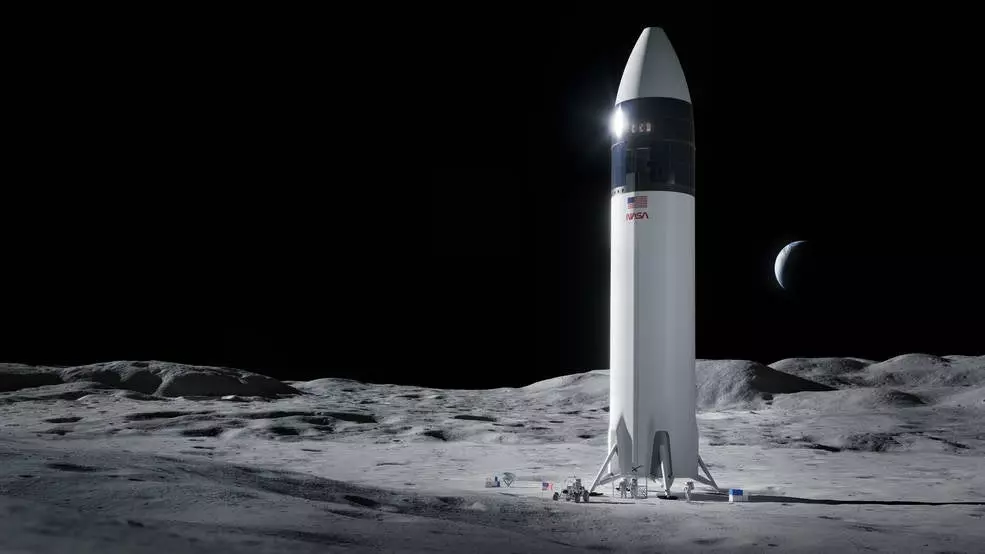 Käsitteellinen kuva, jossa näkyy SpaceX-ihmislaskukone. (Kuva: SpaceX)