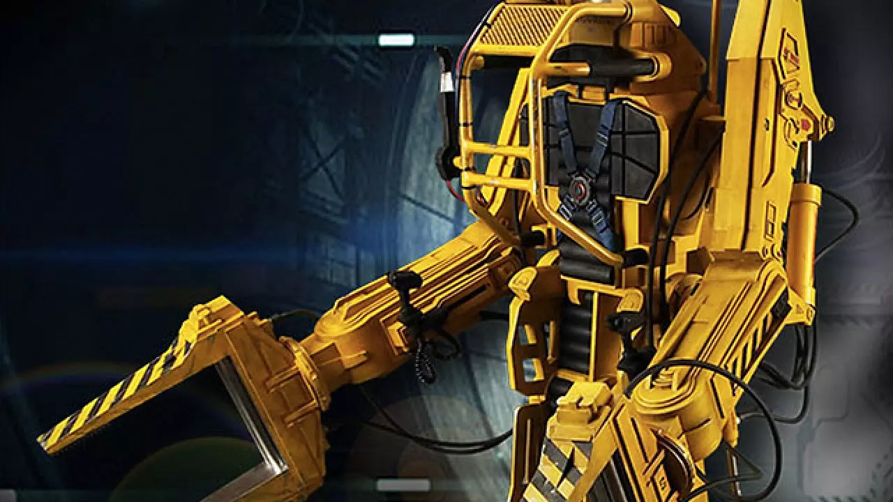 E te mana'o tele e a'e i totonu ole Aliens Power Loader Figure