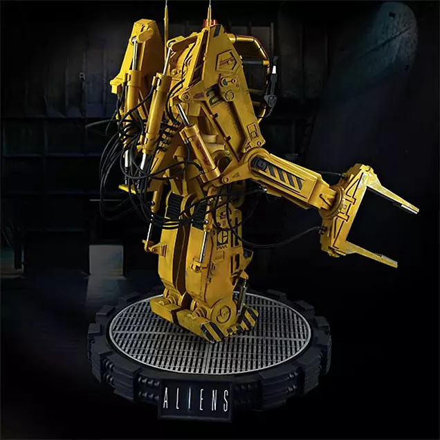 E te mana'o tele e a'e i totonu ole Aliens Power Loader Figure