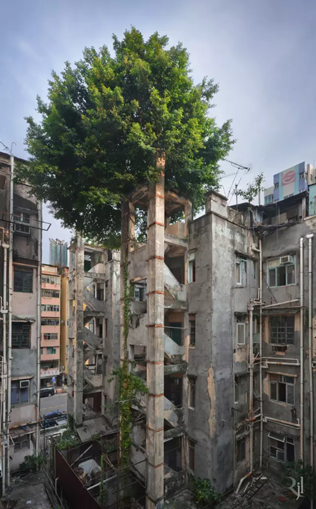 Imaj Post-Apocalypse sa yo nan Hong Kong se aktyèlman foto reyèl