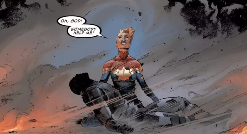 La seconda guerra civile sta rovinando Captain Marvel