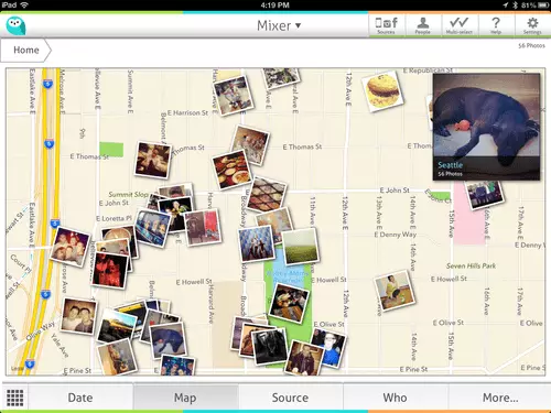 WideAngle për iPad: Më në fund, të gjitha fotot tuaja në një vend