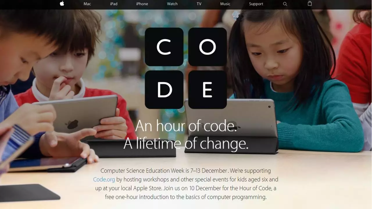 Apple leert kinderen deze donderdag coderen in de winkel