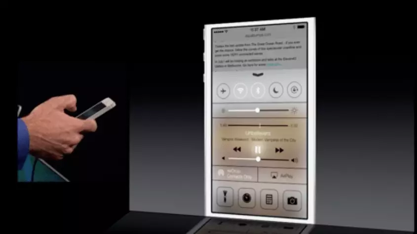 iOS 7: Тегиздиктин ордуна биз тереңдикке ээ болдук