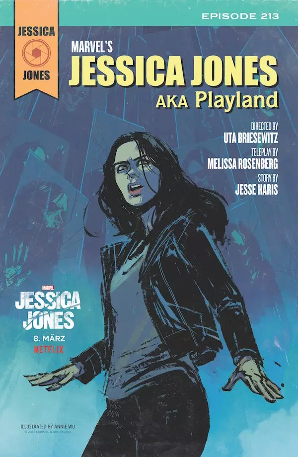 Jessica Jones Di Aami Pulp Ninu Awọn ideri aramada Yiyi Yiyi Lati Awọn oṣere Obirin Kariaye