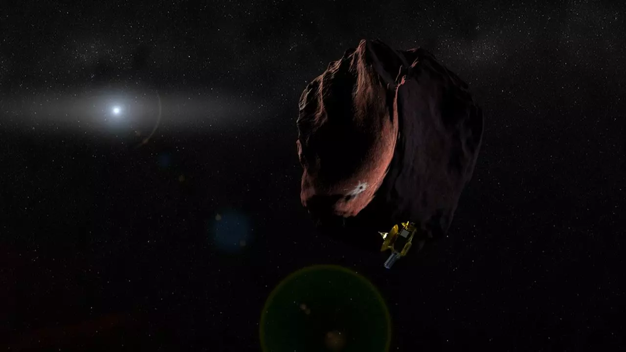 I-NASA Ithwebula I-Kuiper Belt Okungenzeki Kwento Eqhele Ngezigidigidi Zamakhilomitha