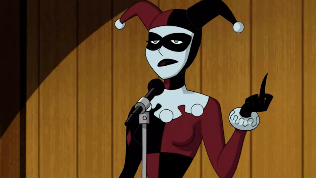 Batman Kaj Harley Quinn Donas Grandan Mezfingron Al La Amata Kontraŭfiulo