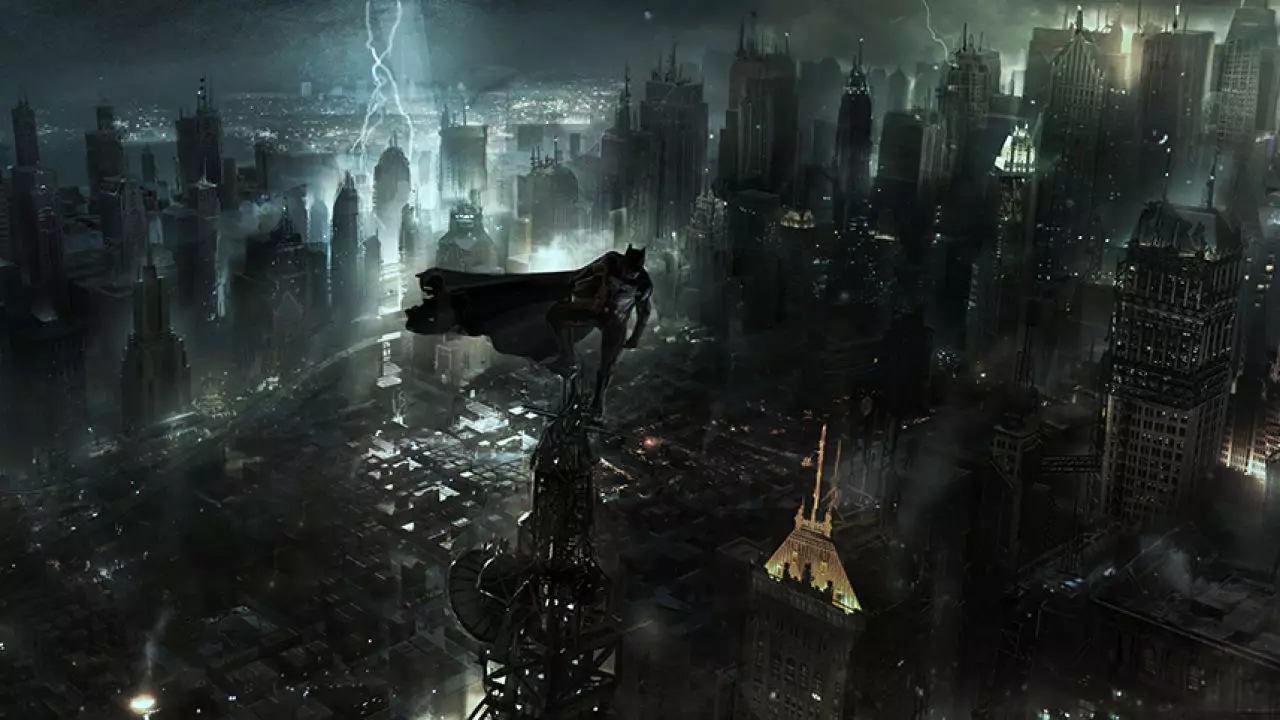 Concept artă superbă arată orașul Gotham și Doomsday al lui Batman V Superman