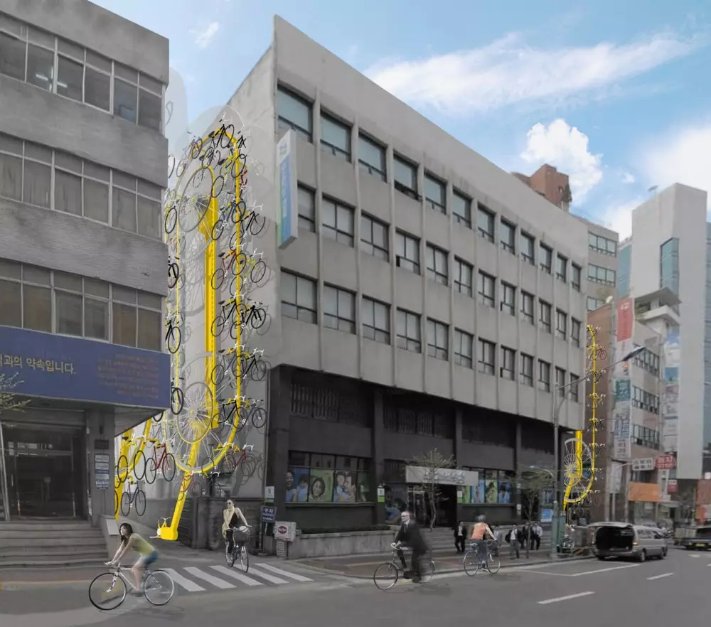 도시의 딜레마를 해결하는 5가지 로봇 자전거 주차 시스템