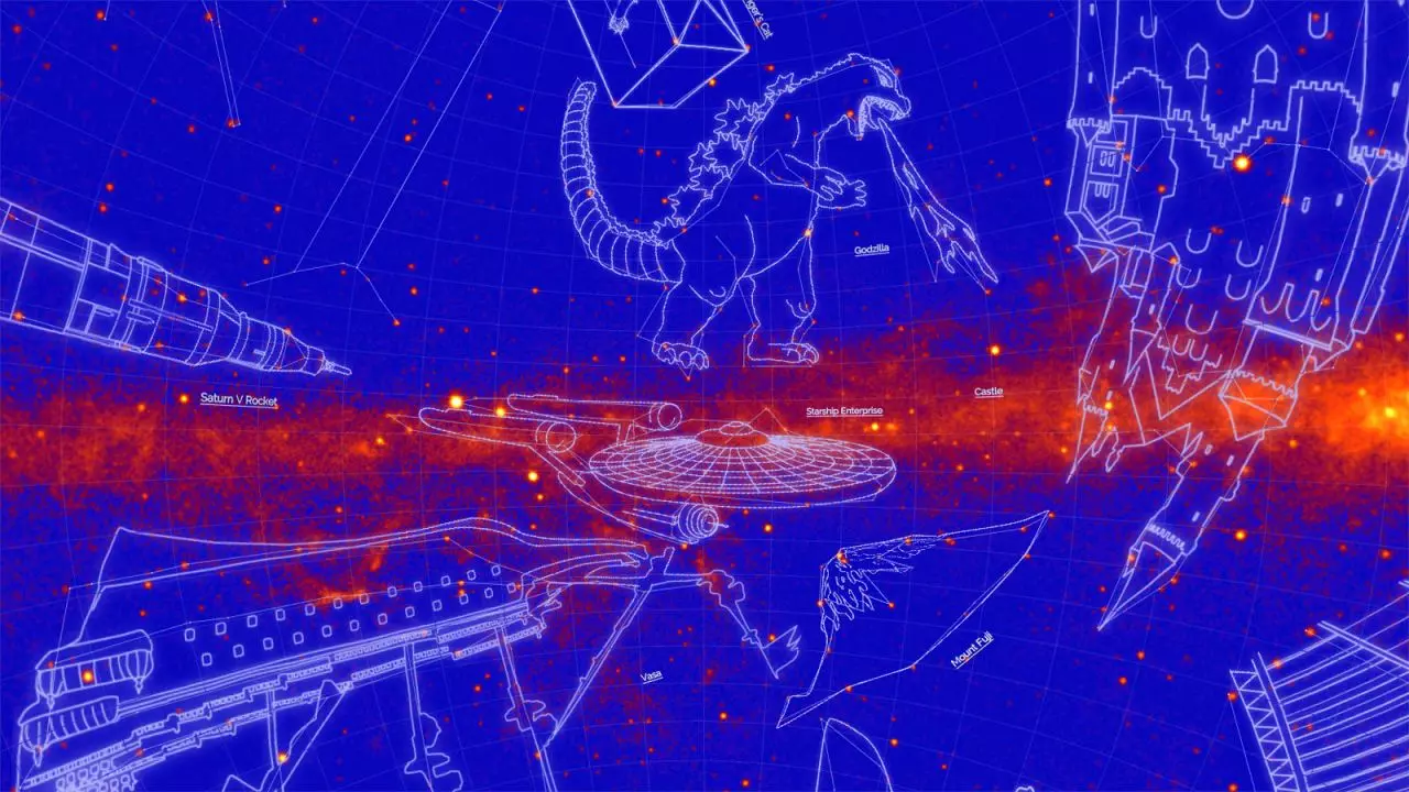 Il-Kostellazzjonijiet 'Gamma' Ġodda tan-NASA huma parzjalment magħmulin minn toqob suwed (u t-TARDIS)