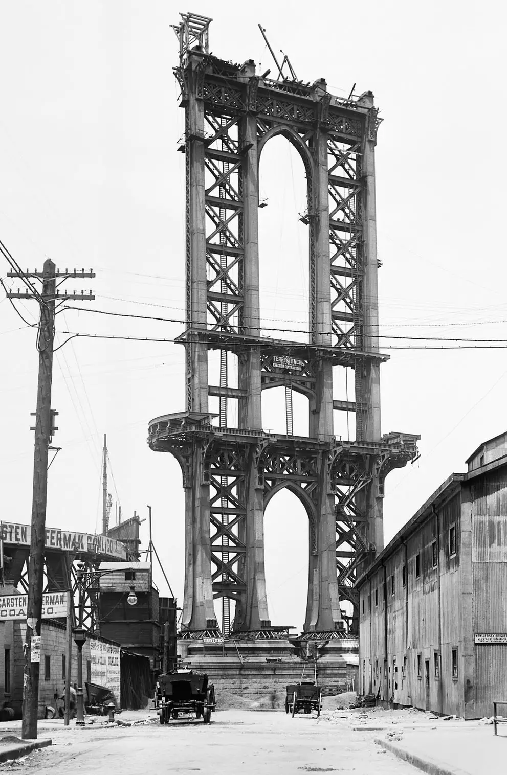 22 imagens da Idade de Ouro da construção de pontes em Nova York