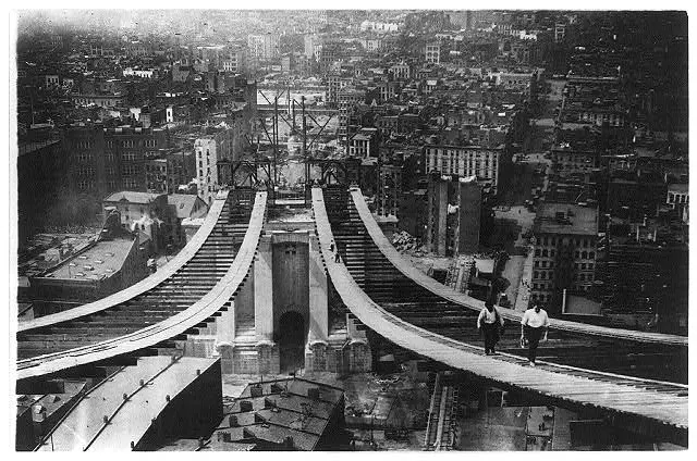 22 Gambar Dari Bangunan Jembatan Zaman Keemasan Kota New York