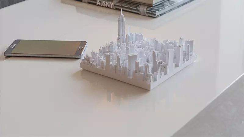 Kickstarter handinahiak Manhattan uharte osoaren eredu zehatza saldu nahi dizu