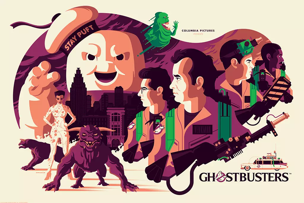 První plakát Mondo Ghostbusters někdy přichází na Comic-Con v San Diegu