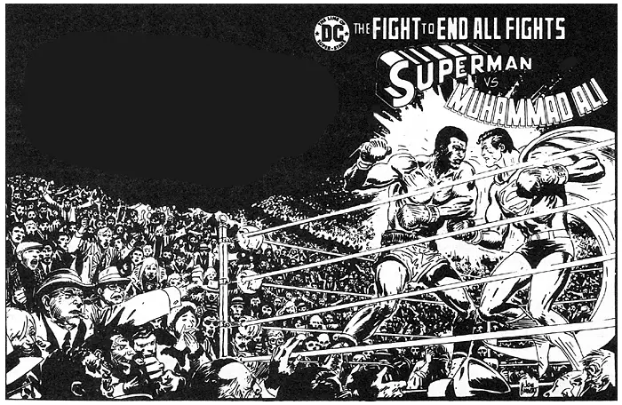 Het verhaal achter die samenwerking tussen Superman en Muhammad Ali
