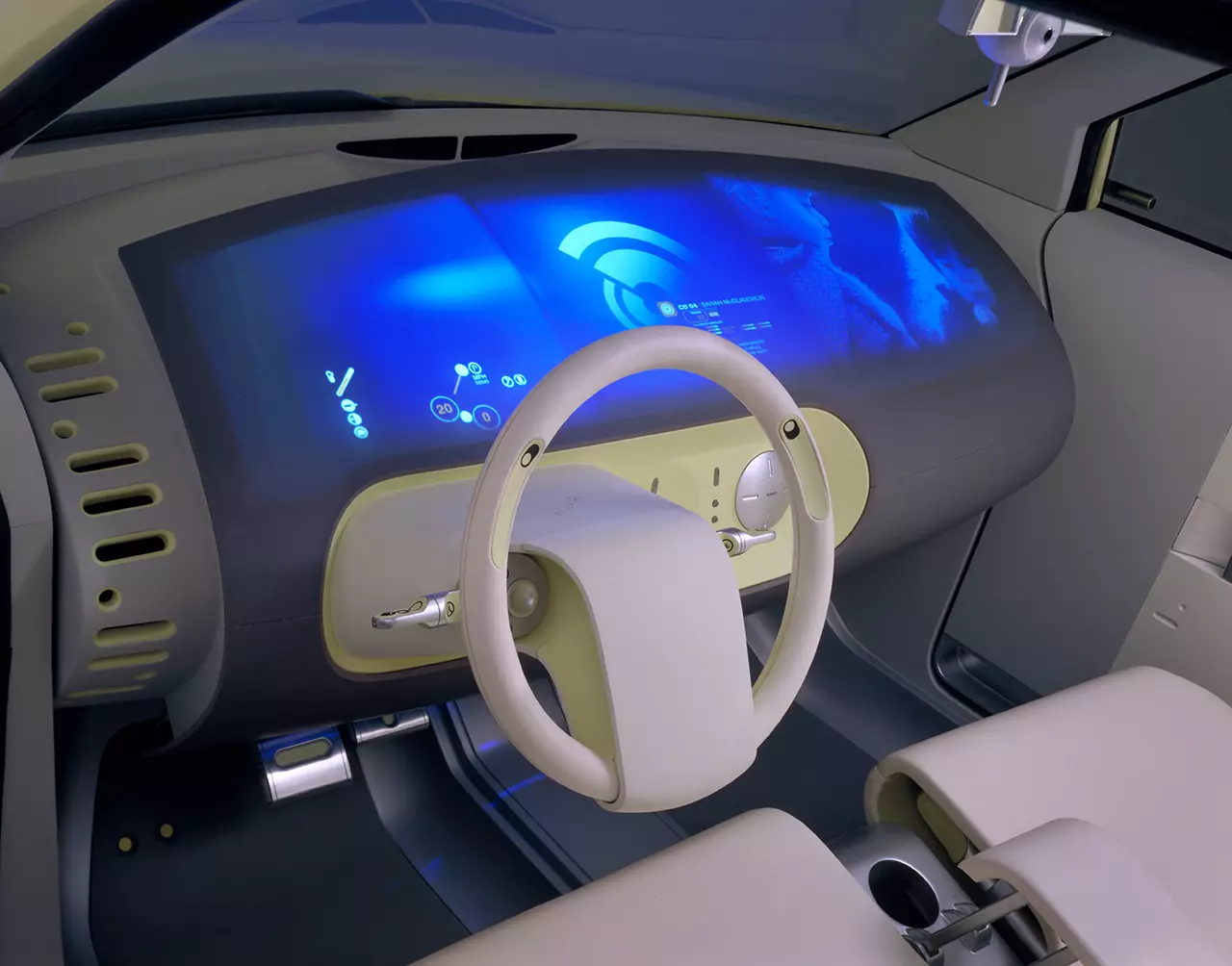 Il-Ford 24.7 Concept Car Predicted Apps Snin Qabel Smartphones