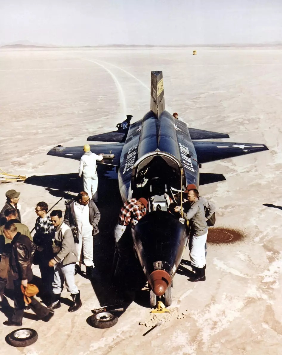 Şimdiye Kadarki En Hızlı İnsanlı Uçak X-15'in Olağanüstü Fotoğrafları