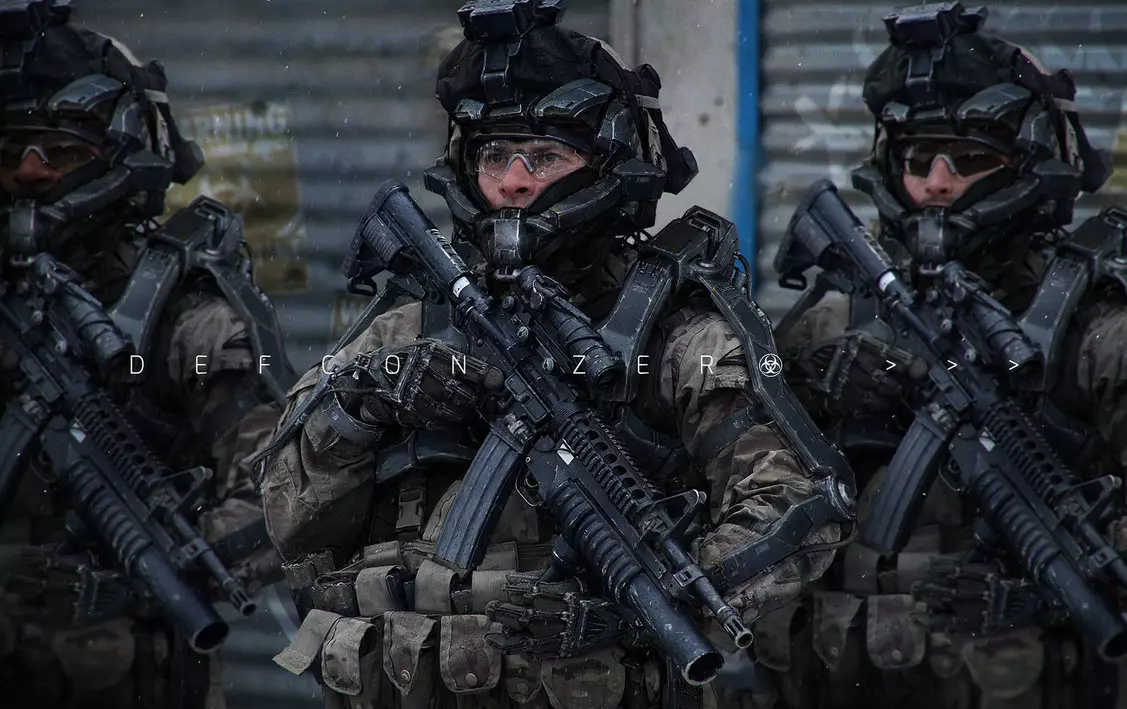 عکس های سربازان عادی که به جنگجویان جالب آینده نگر تبدیل شده اند