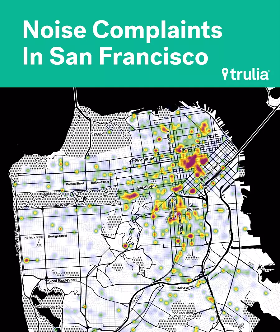 Lagjet më të zhurmshme në Nju Jork, Seattle dhe San Francisko