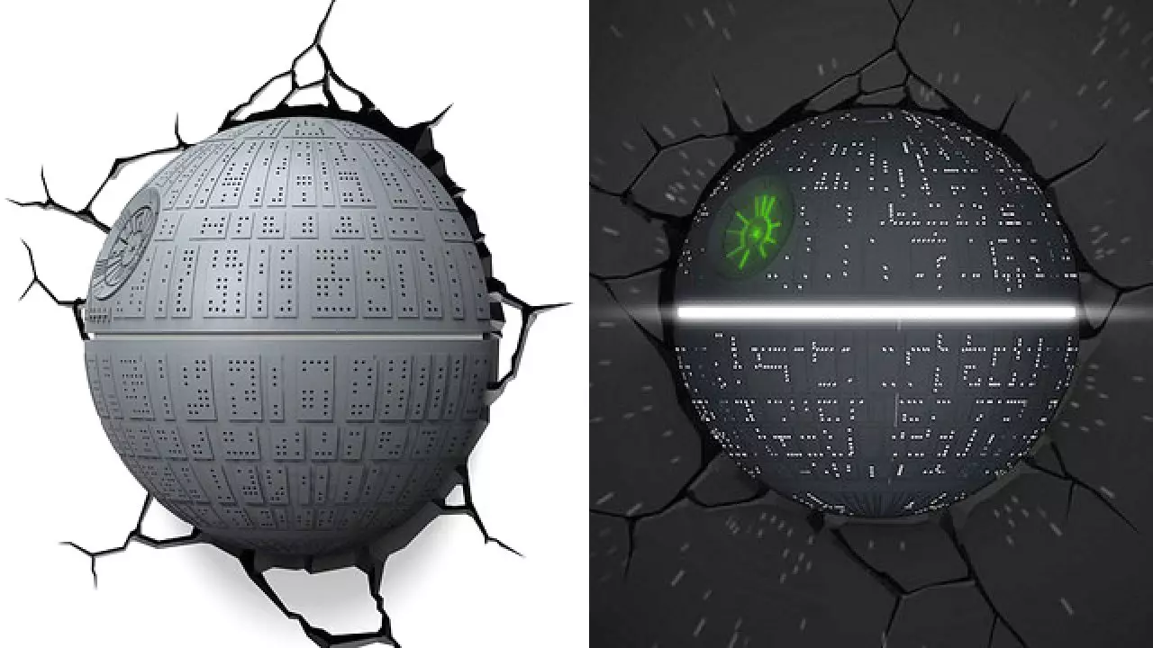 De Death Star dy't troch jo muorre botst soarget foar in geweldich nachtljocht