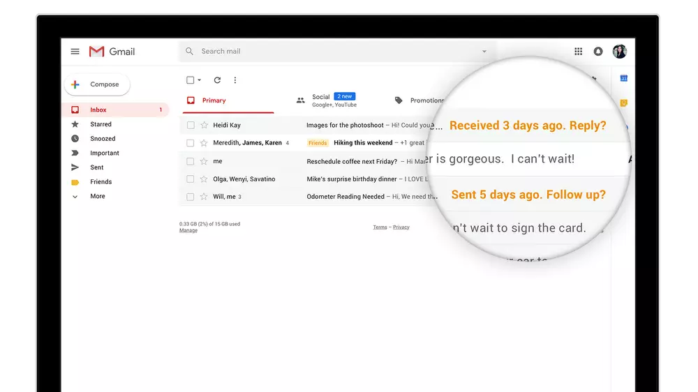 Сезнең Gmail-га килгән барлык яңа функцияләр чыннан да файдалы булып күренә