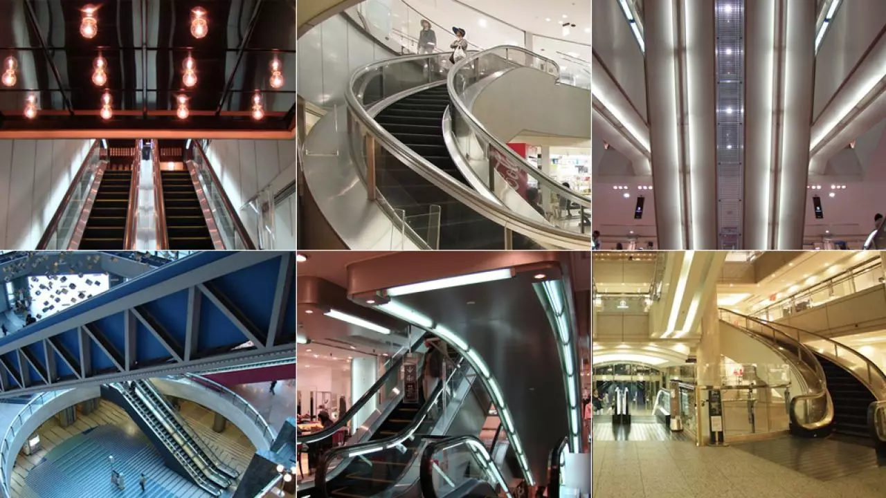 Escalators of Tokyo: Encyclopedia hita maso amin'ny tohatra mihetsika ao an-tanàna