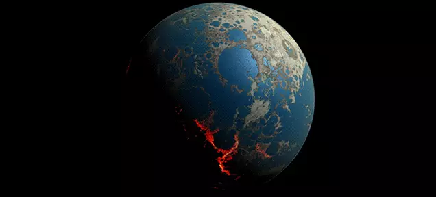 Científicos revelan a nova visión da Terra hai catro mil millóns de anos