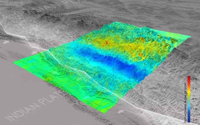 El Himalaya cayó casi un metro tras el terremoto de Nepal