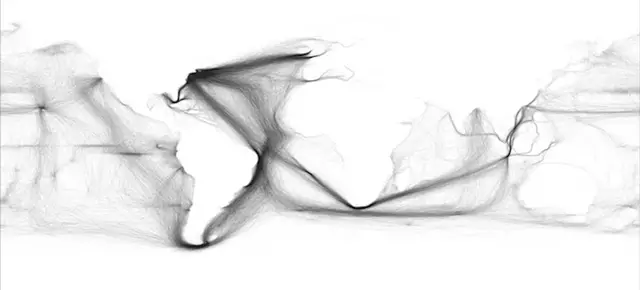 Zobacz globalną rewolucję żeglugową na tych pięknych mapach oceanów