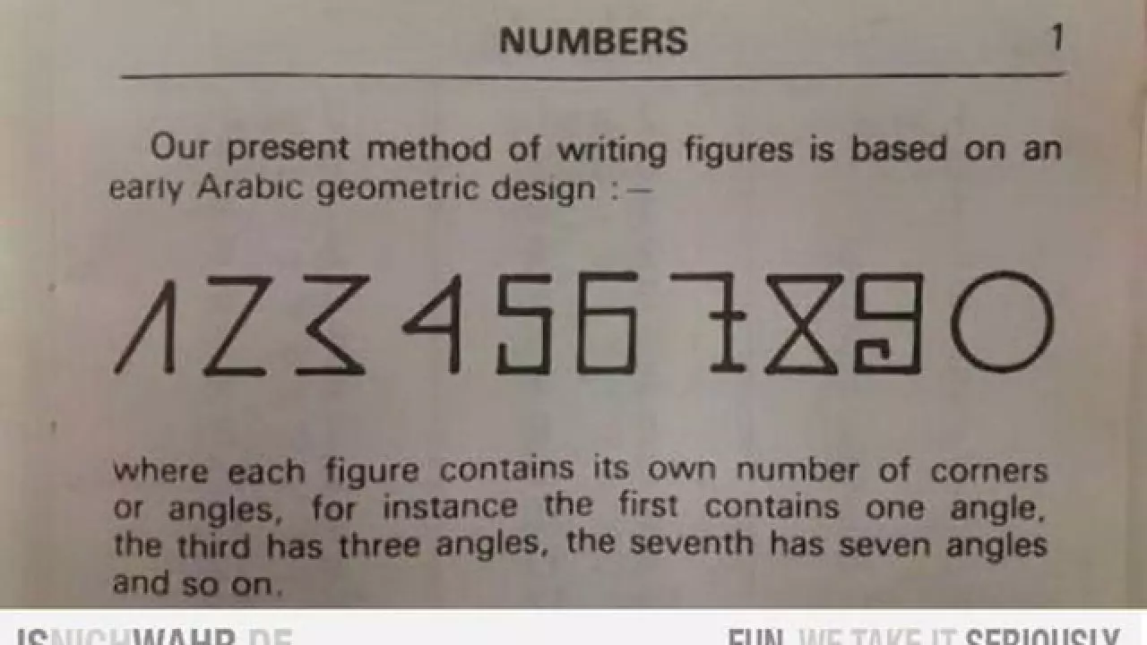 ไม่ ภาพไวรัสนี้ไม่ได้อธิบายประวัติของตัวเลขอารบิก