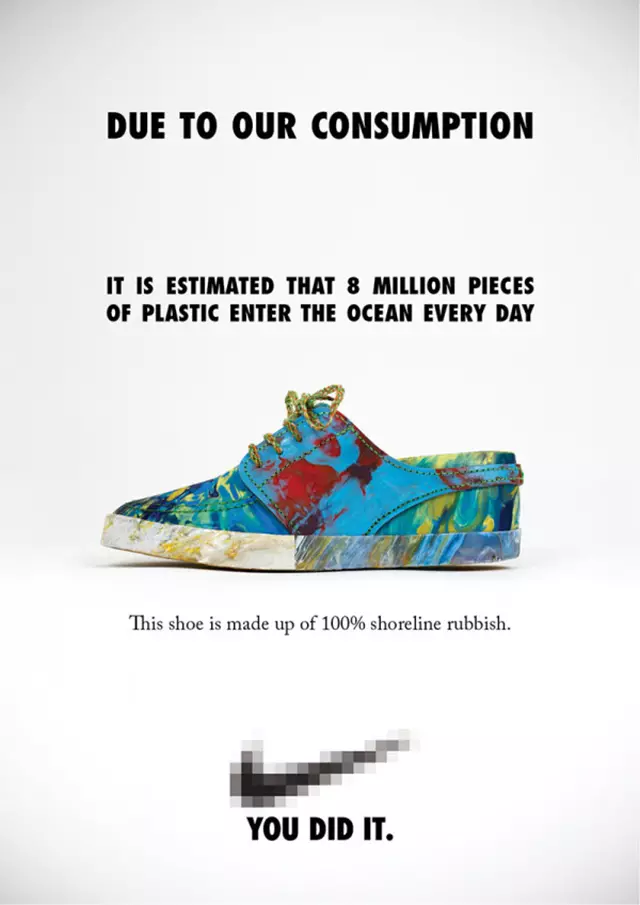 Saksikan Plastic Ocean Junk Menjadi Sepasang Sepatu Kets Liar Warna-warni