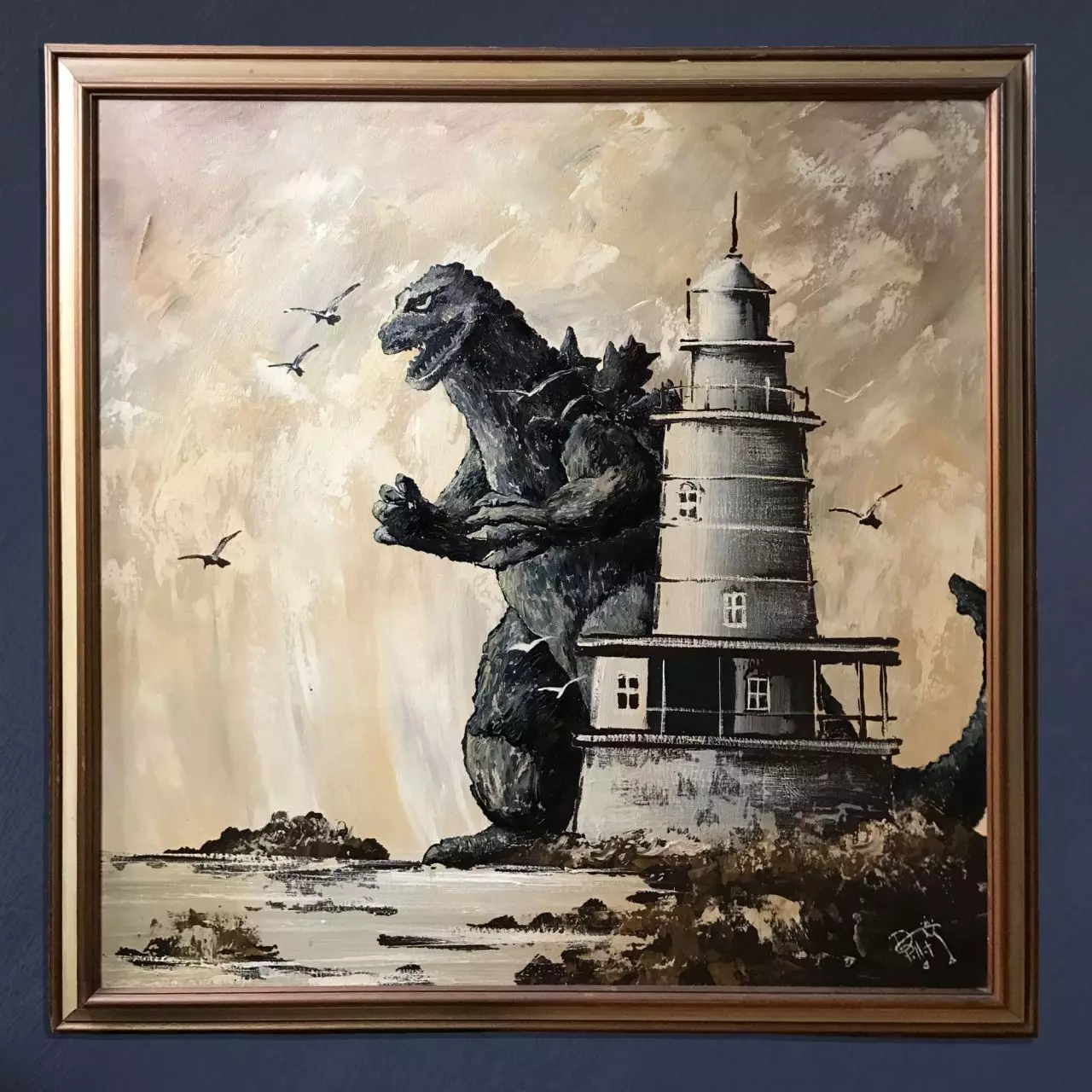 រូបតំណាងវប្បធម៌ប៉ុបដូចជា Thanos, Godzilla និង Matrix លោតចេញពីការស្រមើលស្រមៃរបស់វិចិត្រកររូបនេះ ហើយចូលទៅក្នុងគំនូរចាស់