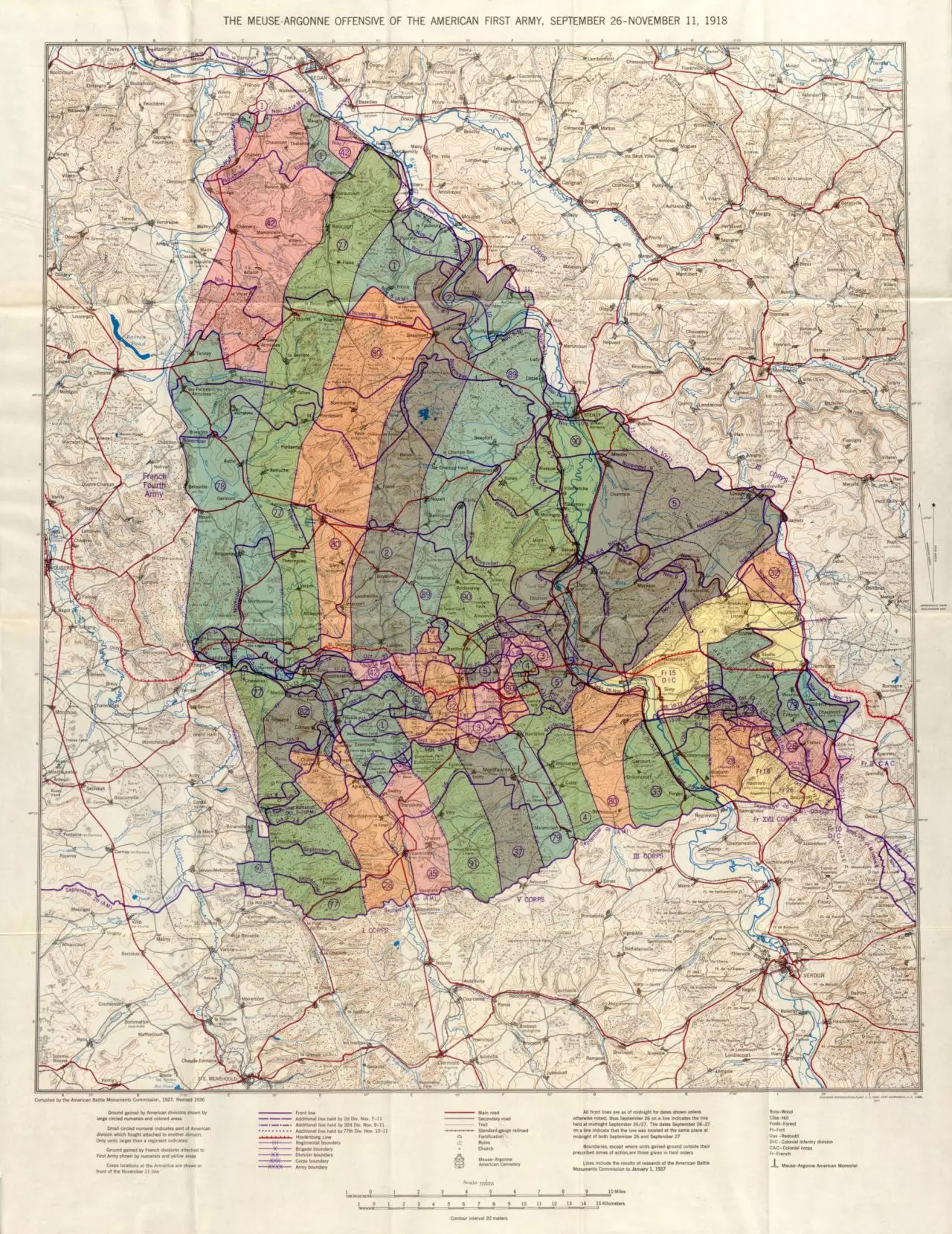 Mapa Harrigarri hauek Lehen Mundu Gerraren azken hilabeteak erakusten dituzte