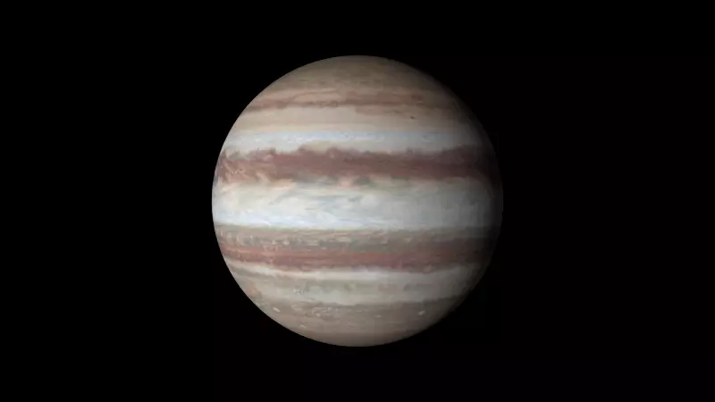 Vitio Fou a le Hubble o lo'o fa'aalia ai Jupiter i le fa'auigaga maualuga le mamalu