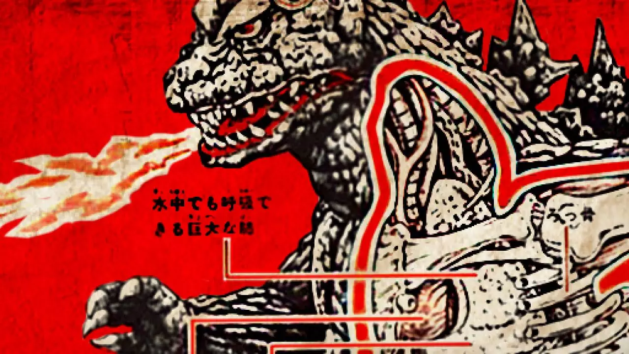 ภาพวาดสุดเท่แสดงกายวิภาคของ Godzilla และผองเพื่อนและศัตรูทั้งหมดของเขา