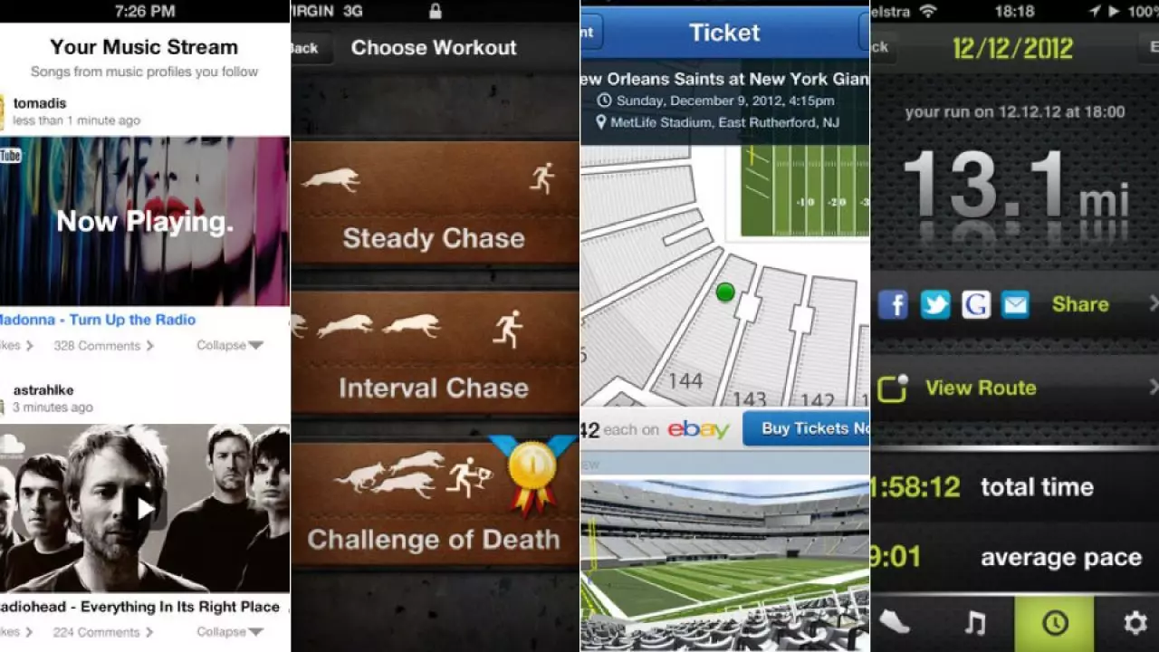 Nye iPhone-apps: SeatGeek, Cruise Control, MusicPlayr