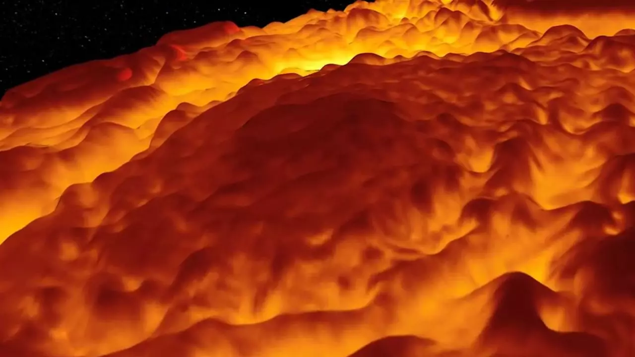 Dėl šios NASA vizualizacijos Jupiteris atrodo kaip besiranganti lavos ciklonų masė