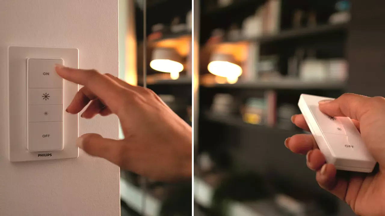 Tagad varat aptumšot Philips Hue spuldzes, izmantojot bezvadu tālvadības pulti